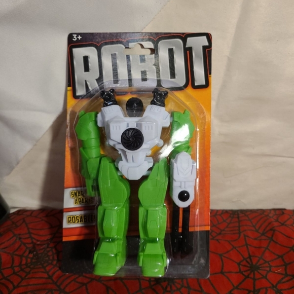 Toys | Green Robot Defender Snap Apart Posable Action Figure Space ...